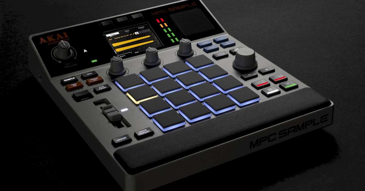 Akai presenta MPC Sample, un sampler portátil de 399 euros que recupera ...