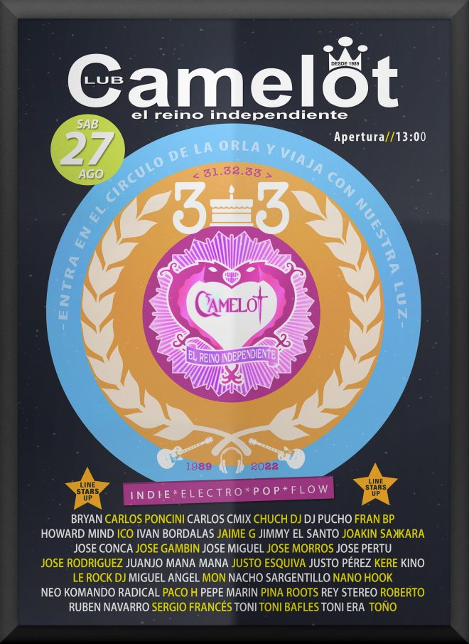 Club Camelot presenta el cartel de su 33º aniversario - News - Mixmag Spain